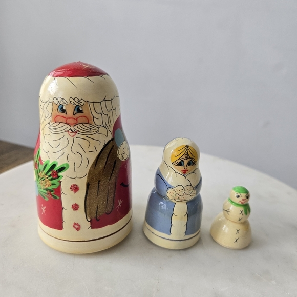 Holiday | Vintage Russian Christmas Doll Set | Poshmark